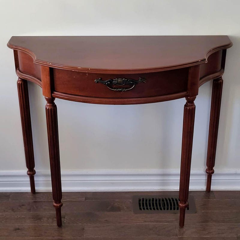 Demilune Entry Cabinet - Etsy