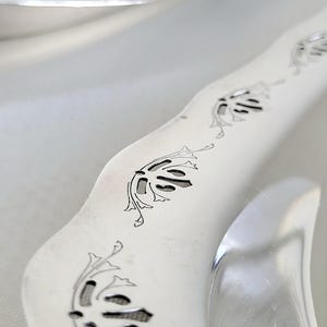 12.75" Pair of Vintage Victorian Silver Plated Bread Serving Trays ...