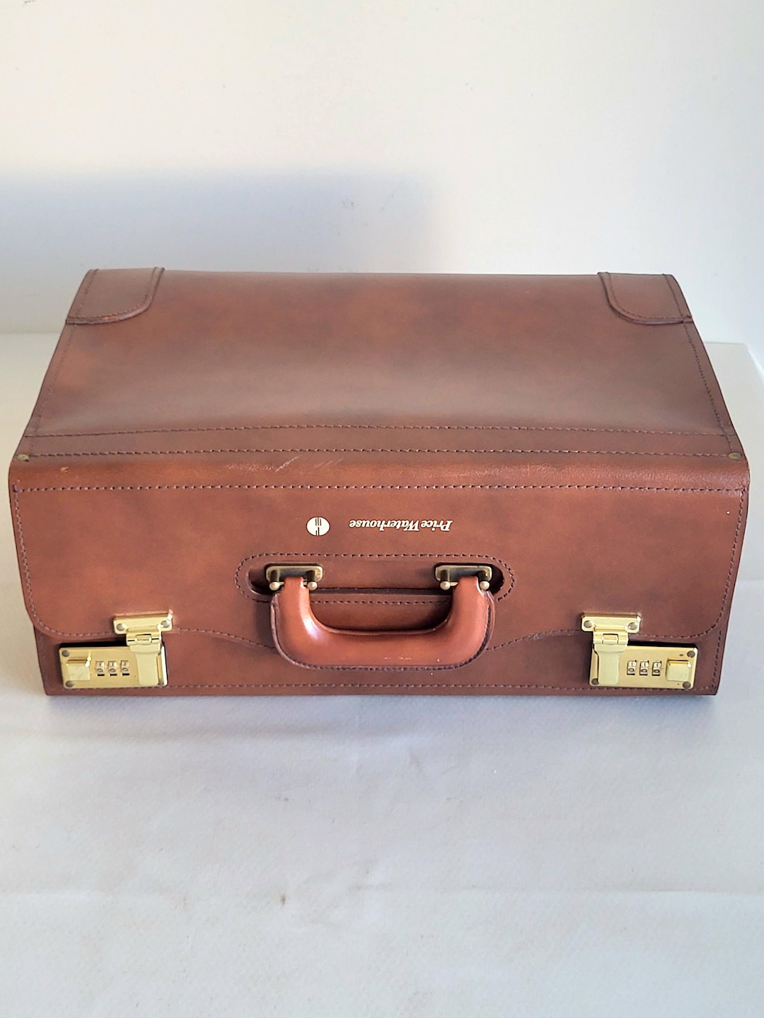 17.5" Vintage Briefcase, Suitcase,doctor Lawyer Briefcase,carry Case ...