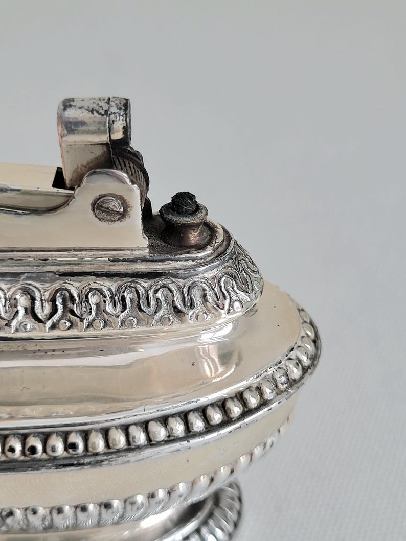 Vintage Ronson Queen Anne Table Lighter, 1930s Art Deco Desk Lighter ...
