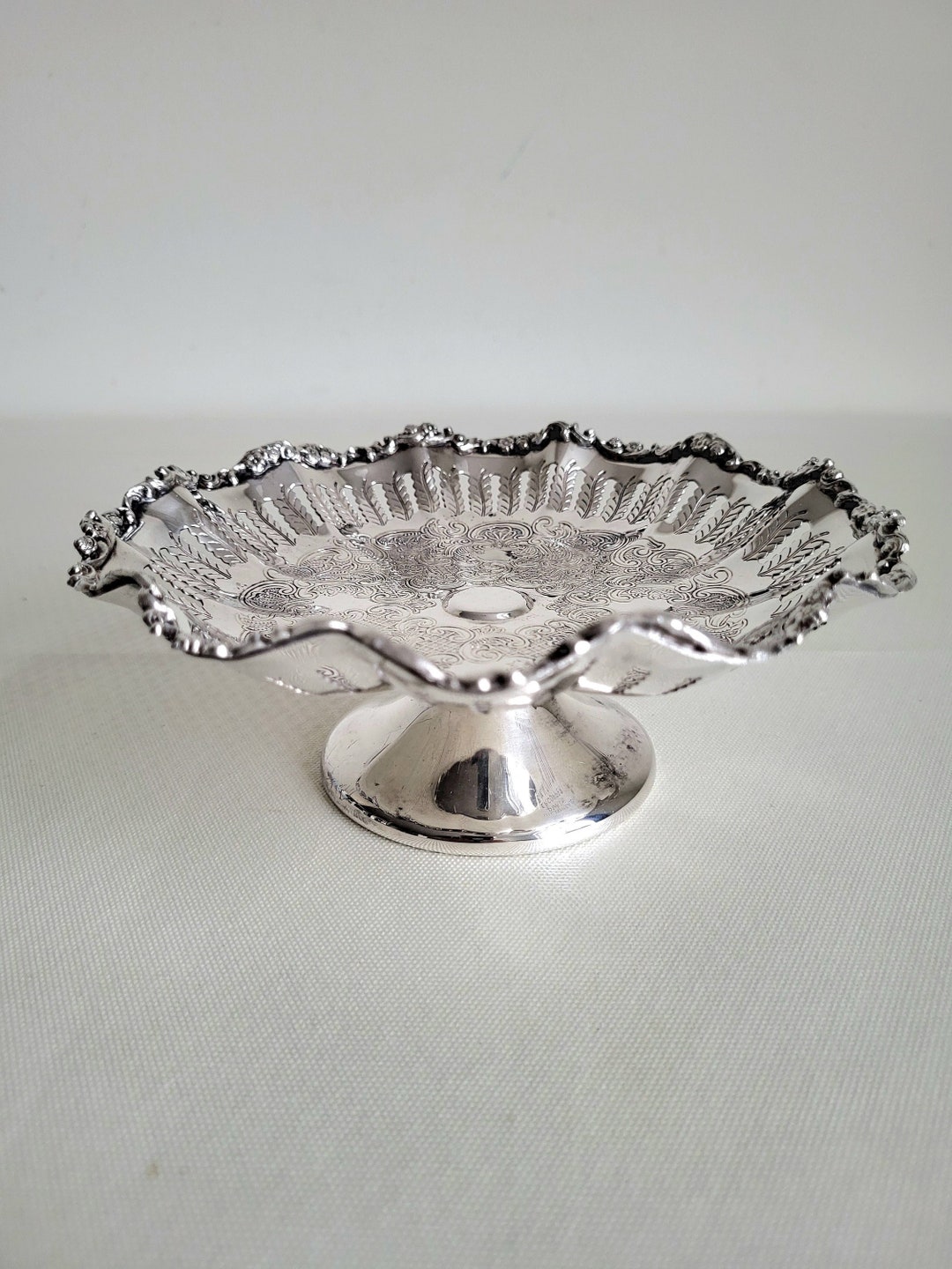 6.5" Antique Victorian Plate Tray, With Original Mark Victorian Plate ...