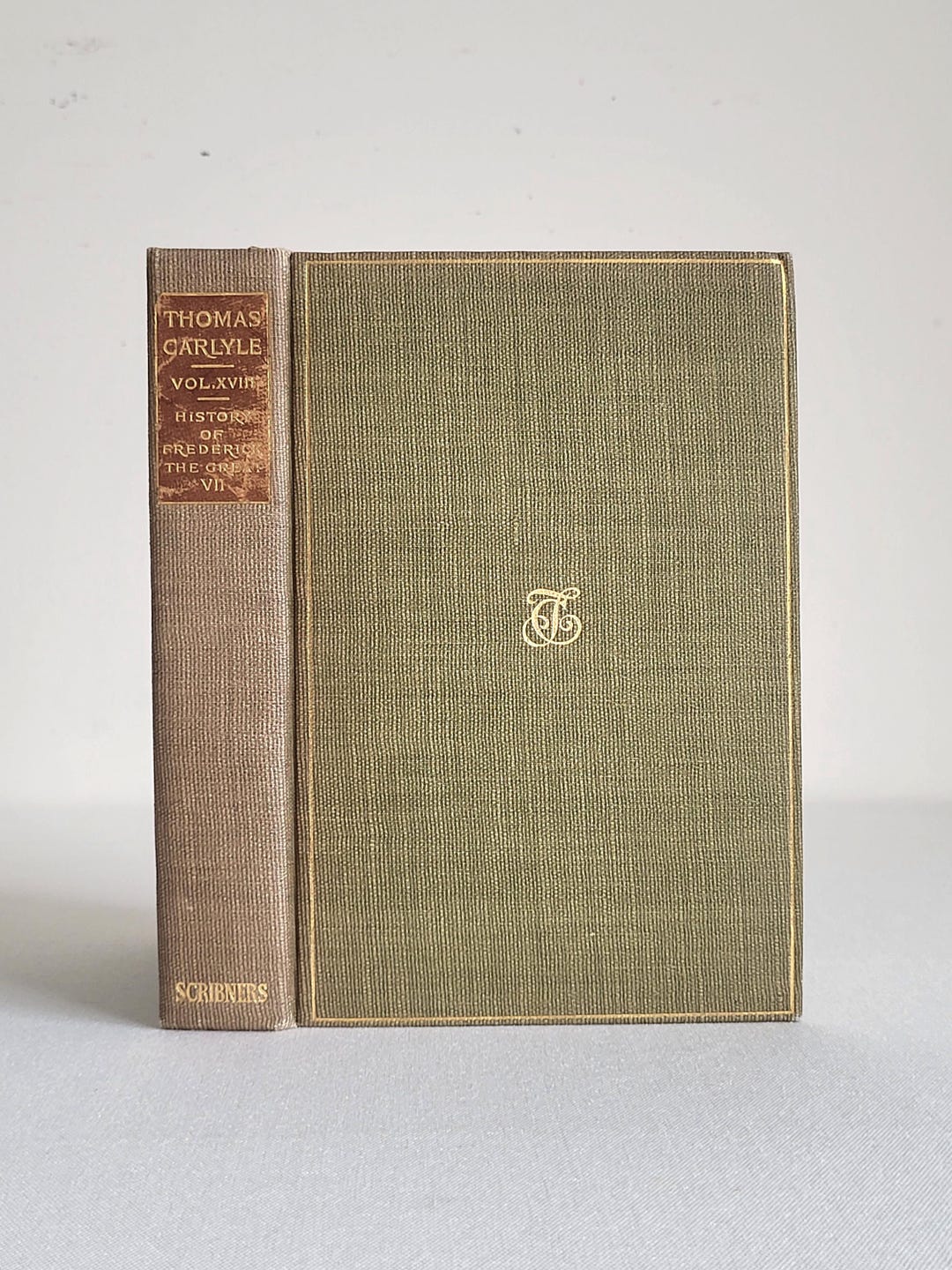 Antique Frederick Book, Carlyle, 1903 Edinburgh Edition - Etsy