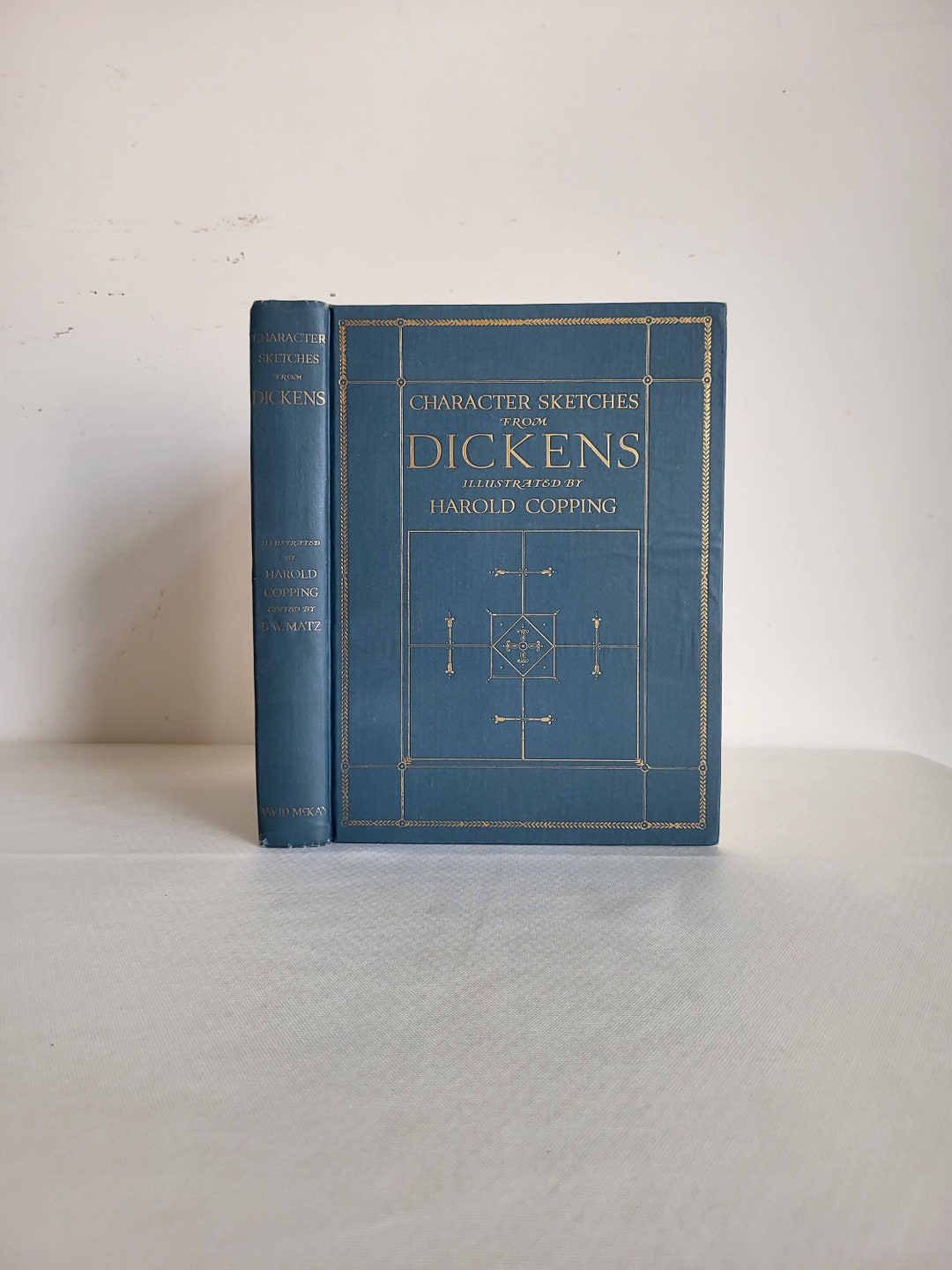 Antique Book Character Sketches From Dickens, Illustrated by Harold ...