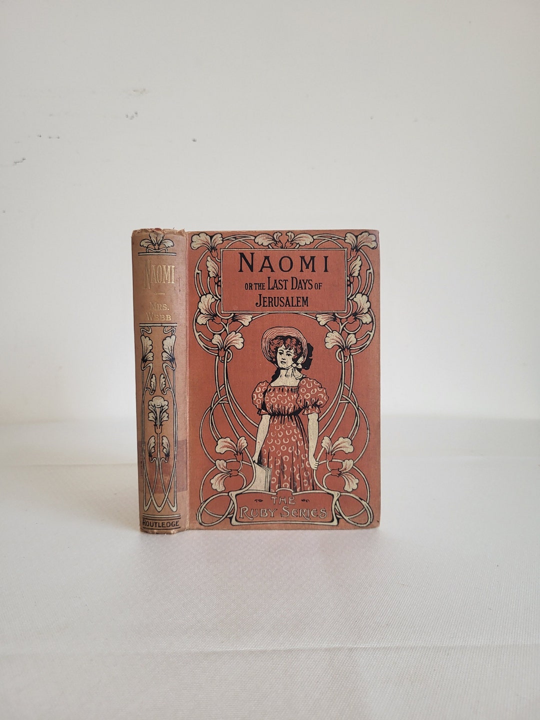 Antique Book Naomi or the Last Days of Jerusalem by Mrs J.b.webb,author ...