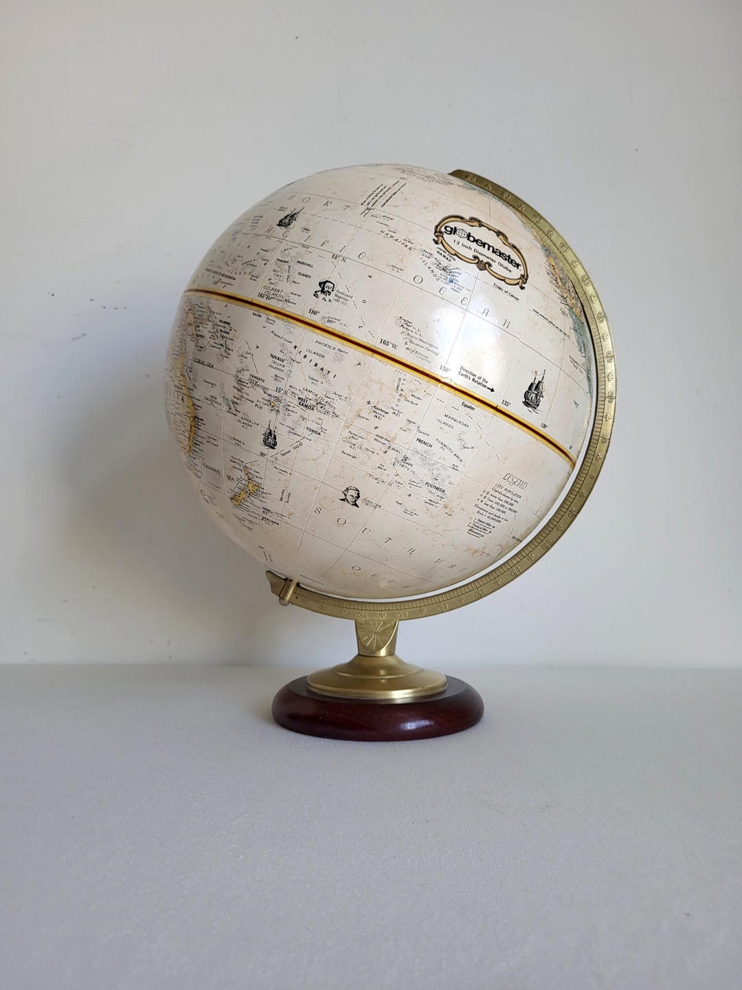 Vintage Replogle Globemaster: 12 Inch Diameter World Globe - Etsy