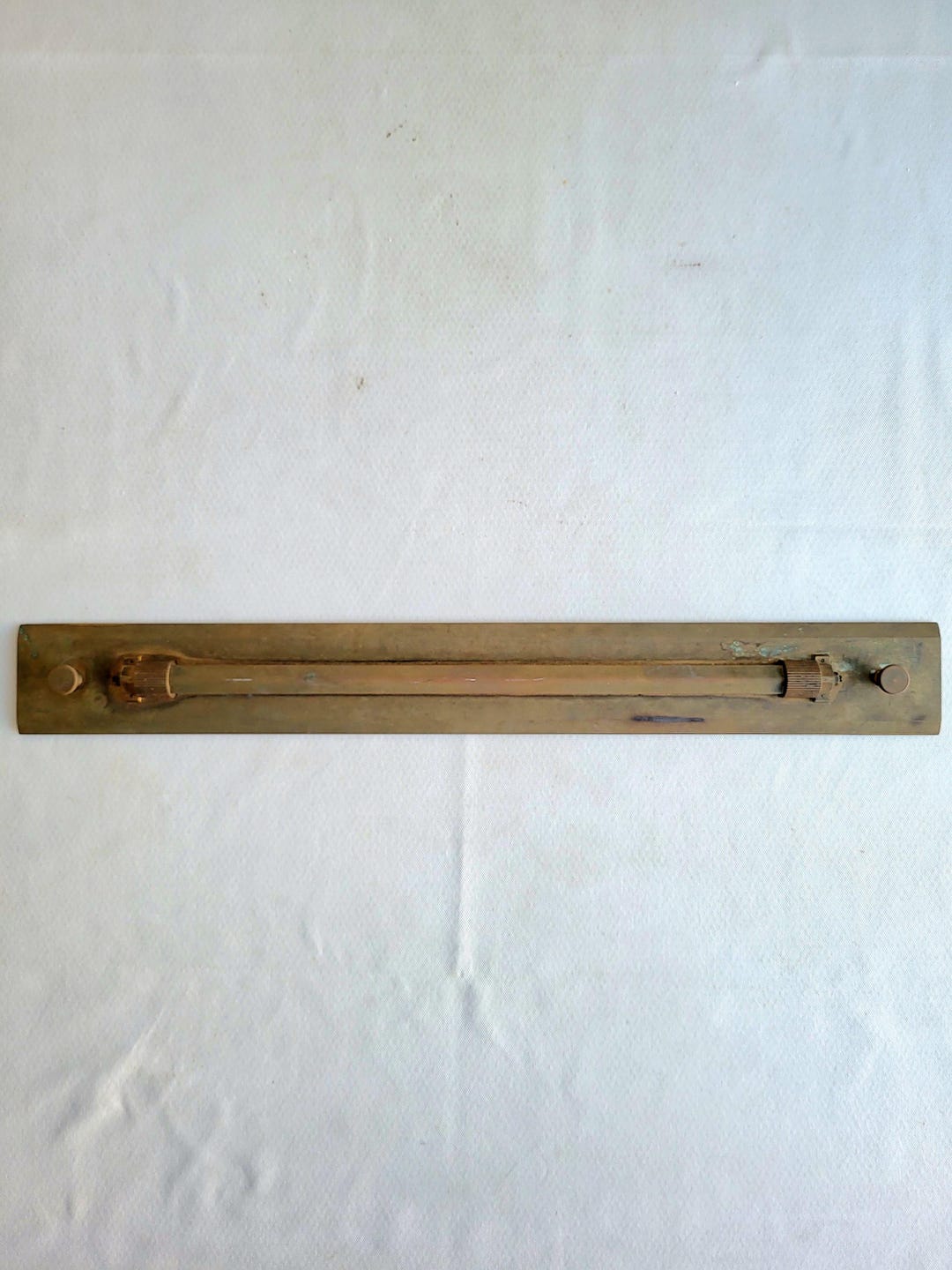 24" Antique Brass Parallel Rolling Ruler, Nautical Map Charting Tool ...