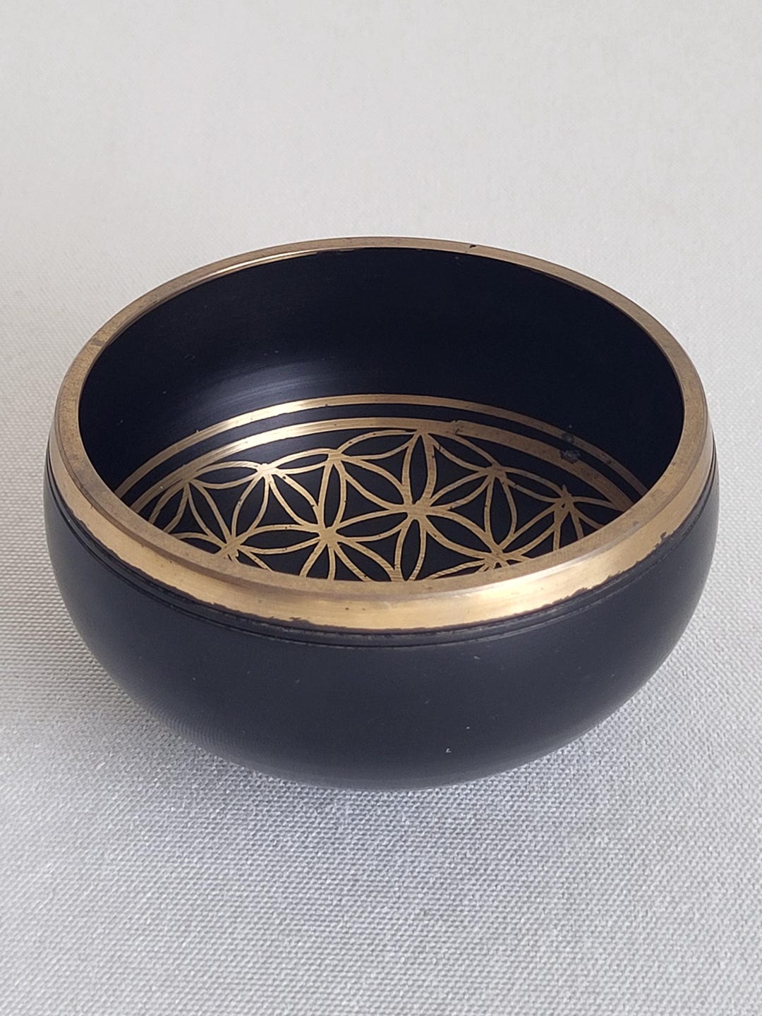 4" Bronze Tibetan and Himalayan Singing Bowl, Buddhist Meditation ...