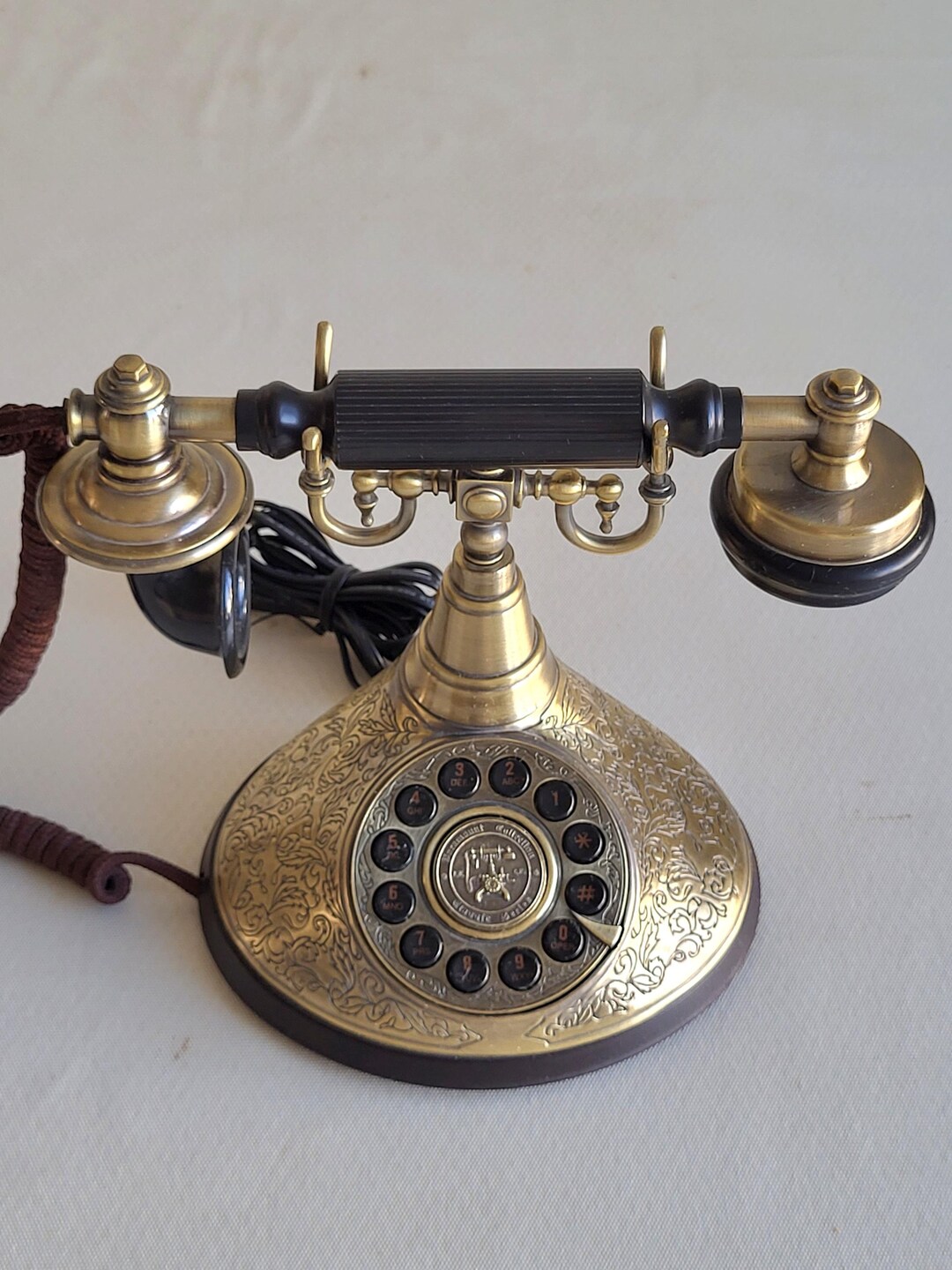9.5 Vintage Brass Telephone, Paramount Collection Classic Series, Retro ...