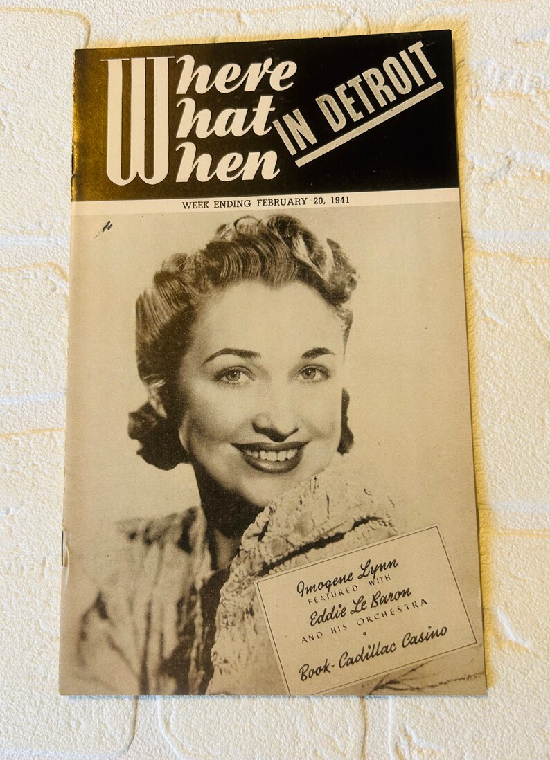 What Where When in Detroit, 4 Different Copies, Hard to Find, Rare ...