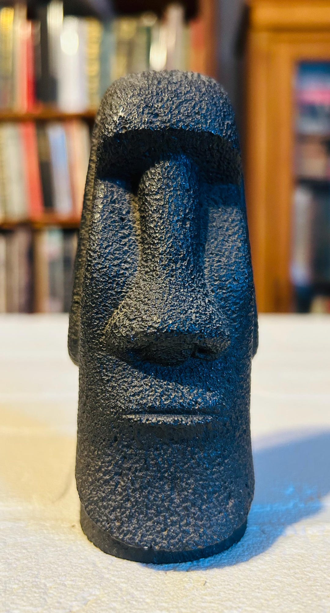Vintage Coco Joes Tiki Figure Rapa Nui, Easter Island Moai. Made in Hawaii From Lava, Circa 1960 ...