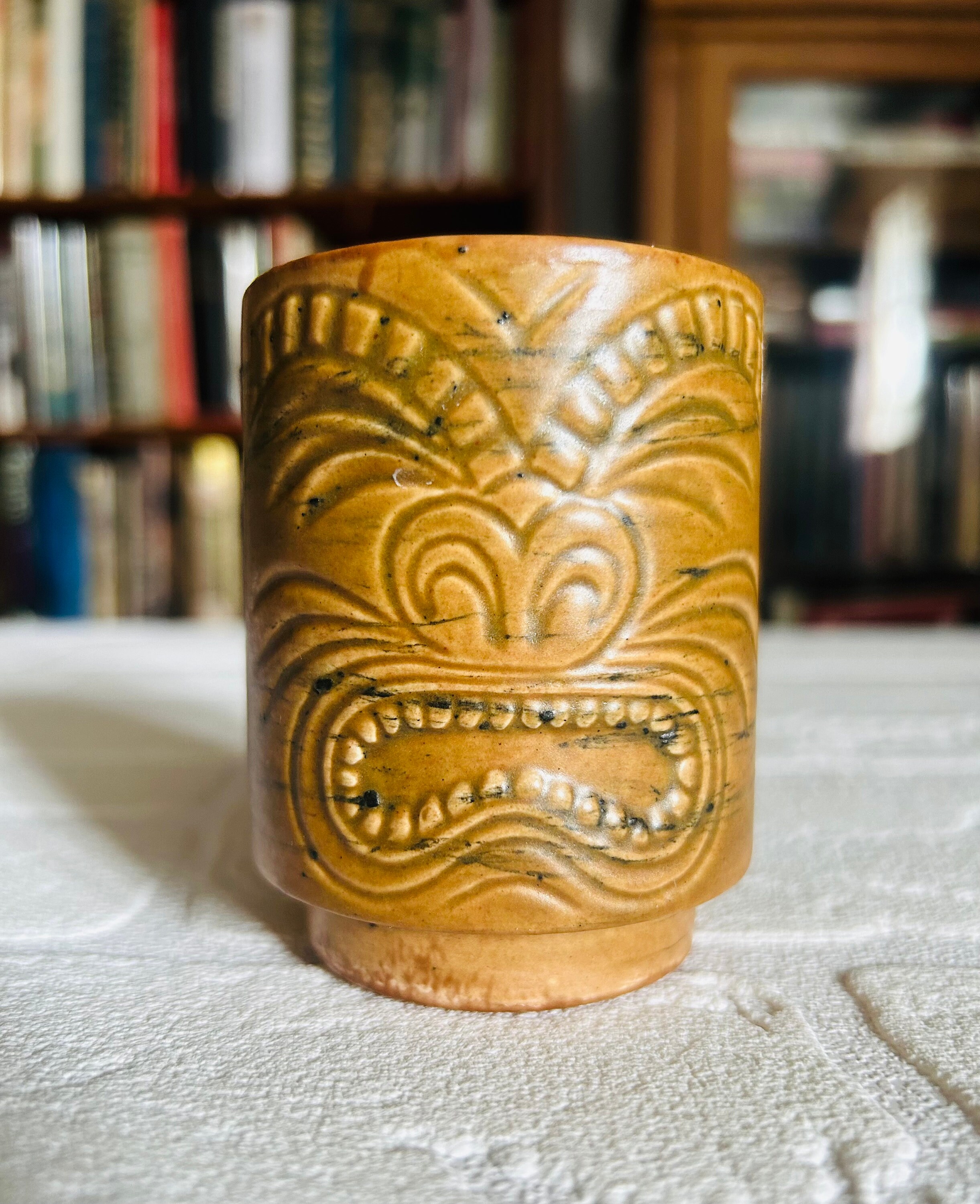 Rare, Hard to Find Tiki Two Faced Tiki Cup, I Believe Part of a ...