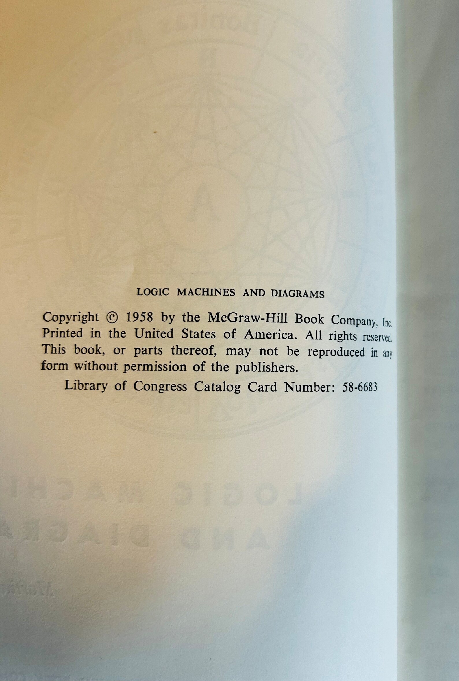 Book: Logic Machines and Diagrams, Traces the Development of Logic ...