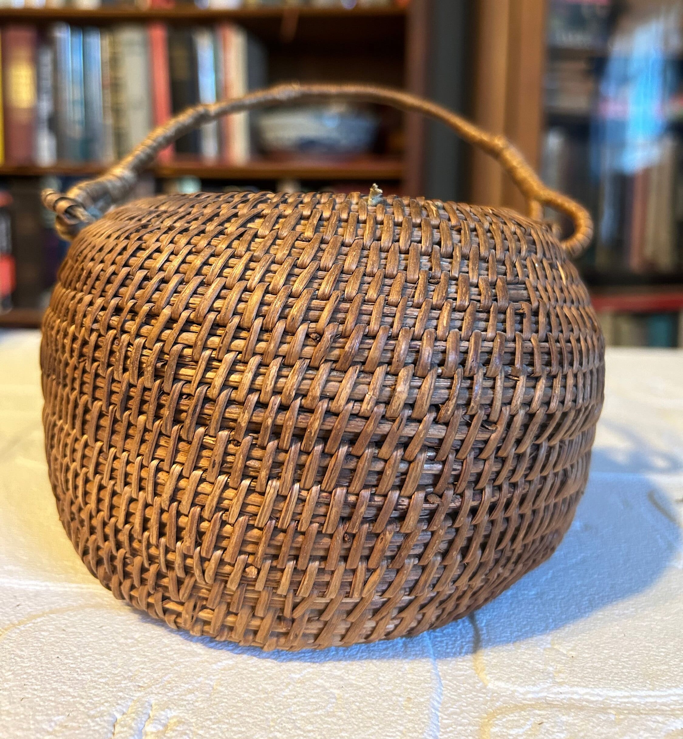 Old Haida Basket From the Northwest Coast in Very Good Condition, Solid ...