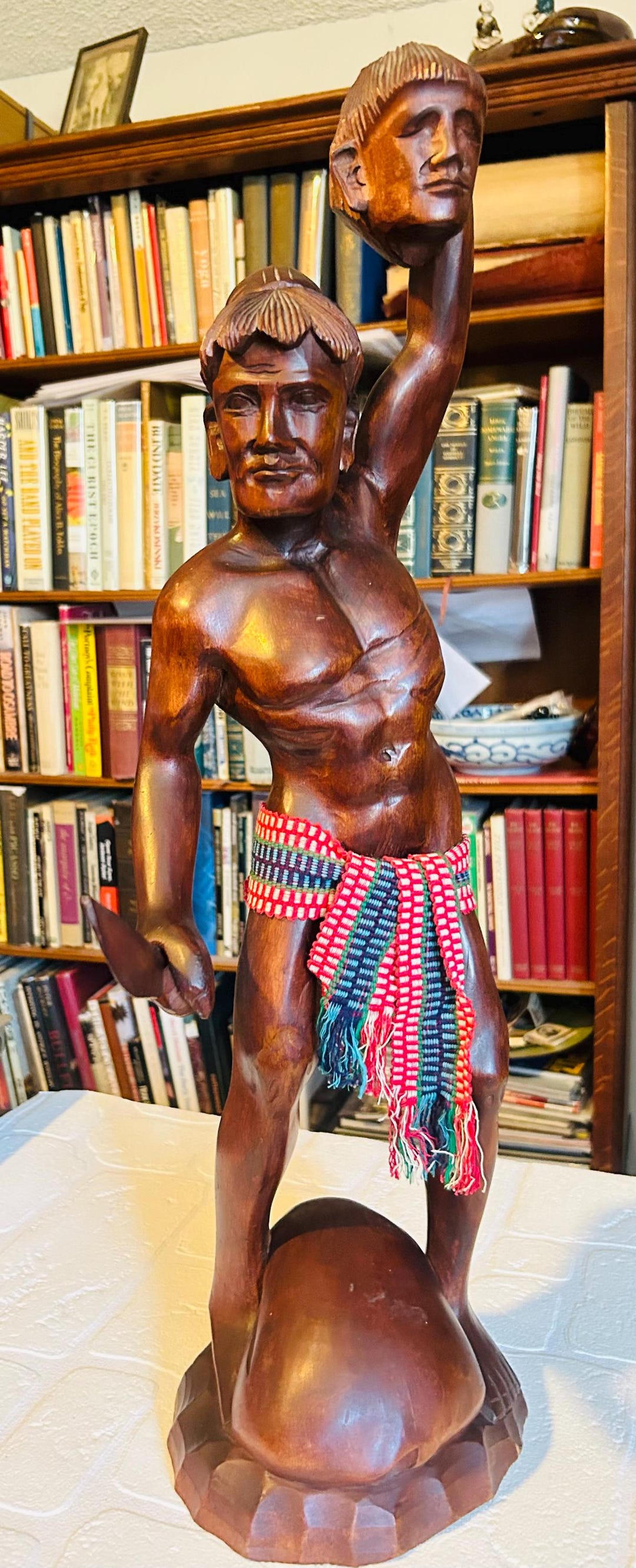 Igorot Head Hunter Carving From the Philippines, Excellent Condition ...