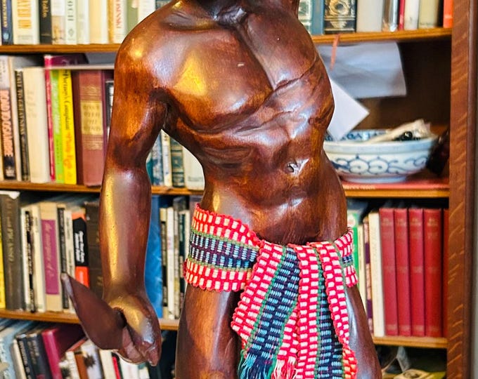 Igorot Head Hunter Carving From the Philippines, Excellent Condition ...