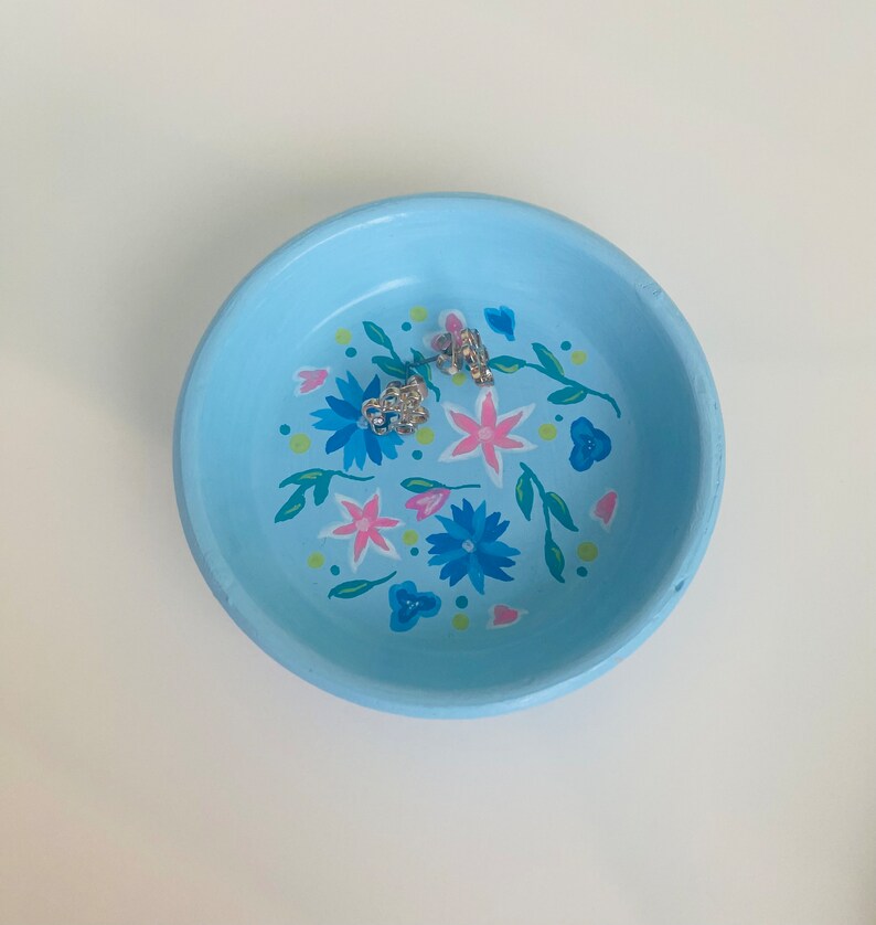 Hand Painted Trinket Dish - Etsy