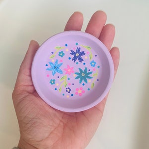 Hand Painted Trinket Dish - Etsy