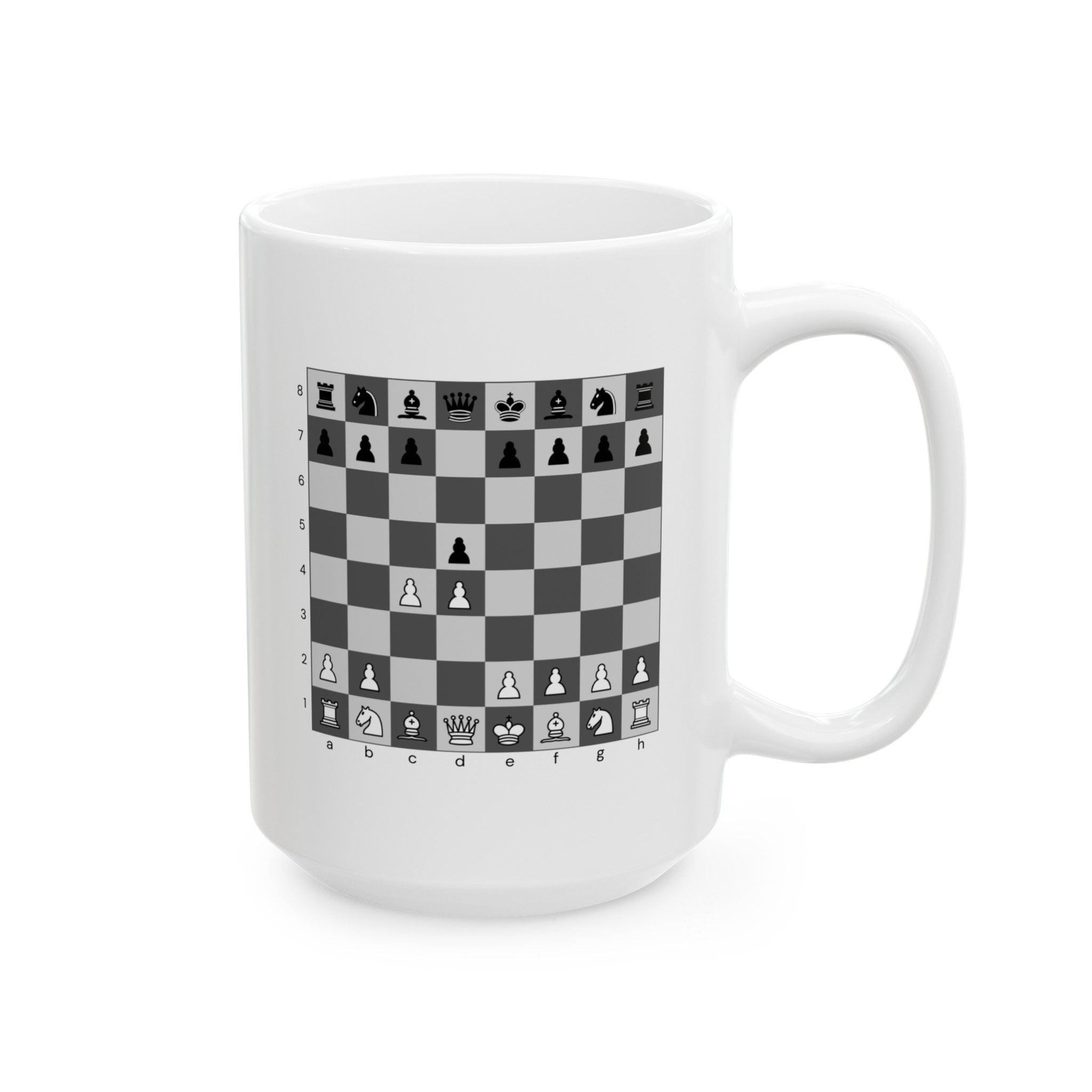 CHESS MUG Chess Opening queen's Gambit, Iconic Chess Opening, Chess ...