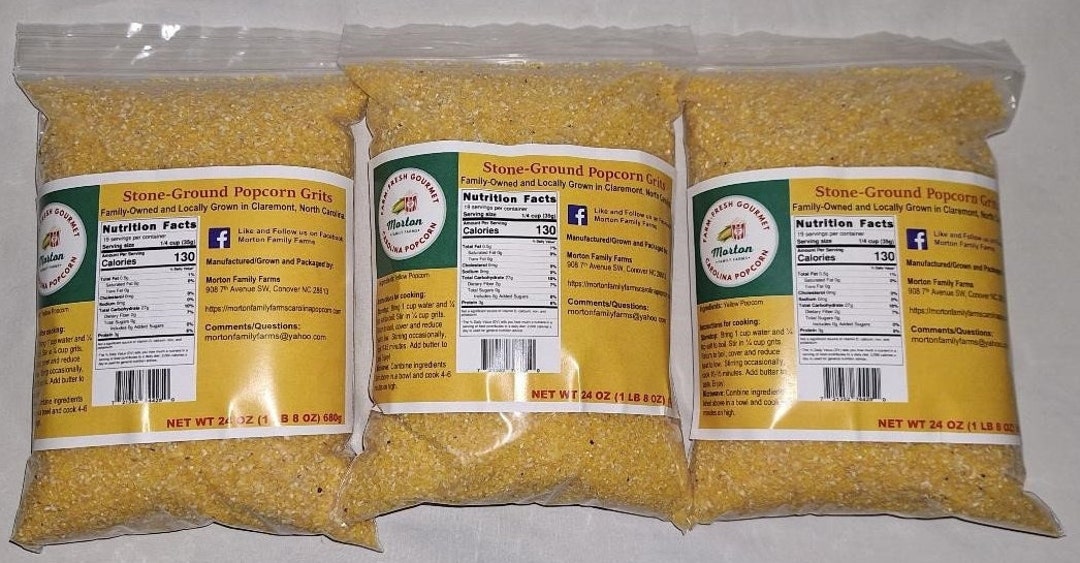 Stone-ground Popcorn Grits - Three Bag Bundle - Etsy