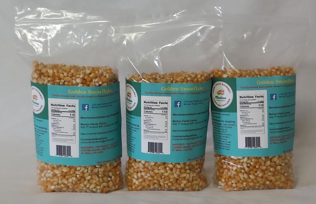 Golden Snowflake Gourmet Yellow Popcorn 2 Lbs. - Three Bag Bundle - Etsy