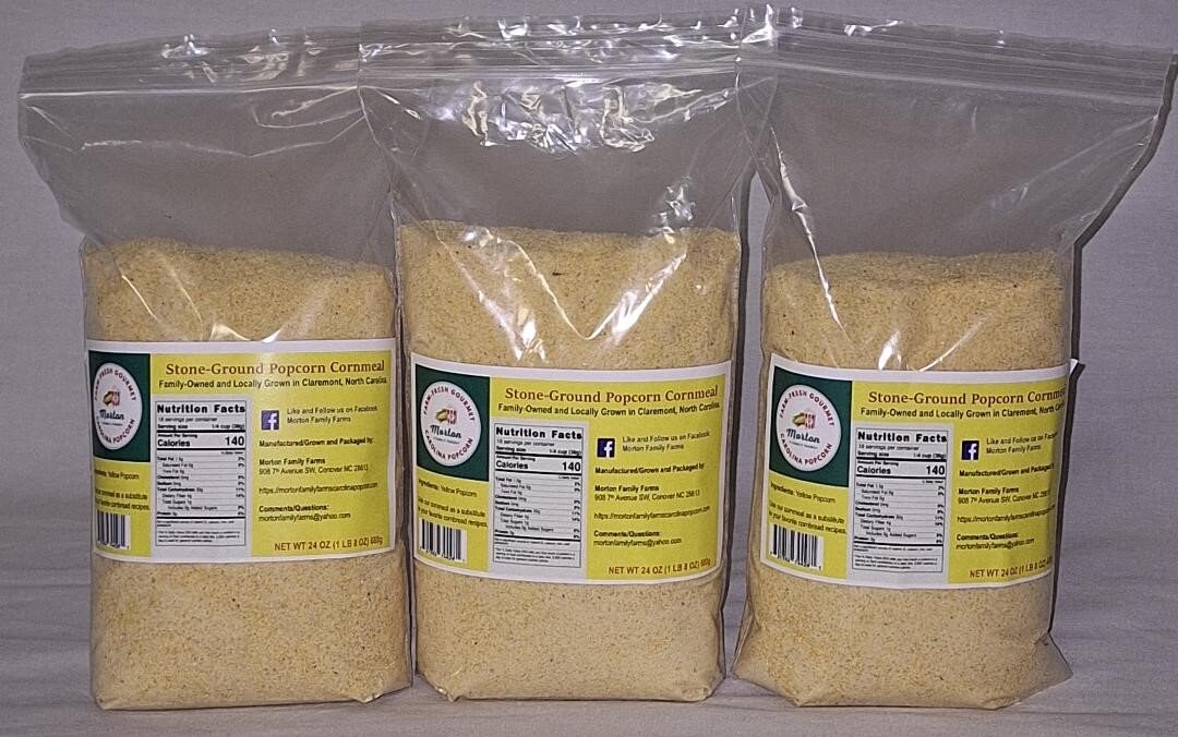 Stone-ground Popcorn Cornmeal - Three Bag Bundle - Etsy