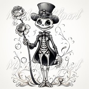 13 Creepy Voodoo Doll Clipart, Cute Skeleton JPG, Voodoo Skeleton ...