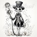 13 Creepy Voodoo Doll Clipart, Cute Skeleton JPG, Voodoo Skeleton ...