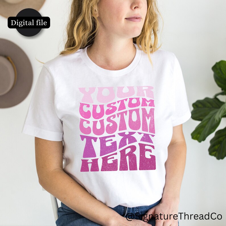 Custom Wavy Text PNG, Custom Wavy Letters, Custom Wavy Font PNG ...