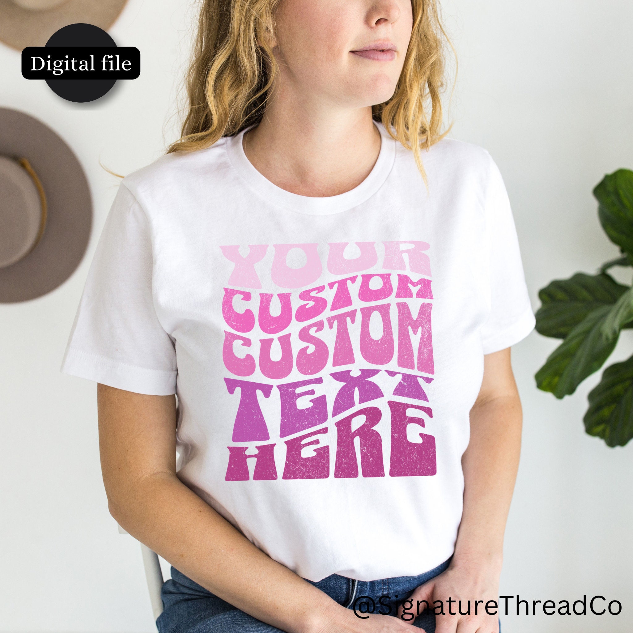 Custom Wavy Text PNG, Custom Wavy Letters, Custom Wavy Font PNG ...