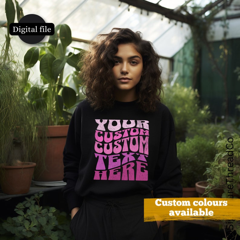 Custom Wavy Text PNG, Custom Wavy Letters, Custom Wavy Font PNG ...