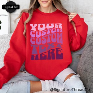 Custom Wavy Text PNG, Custom Wavy Letters, Custom Wavy Font PNG ...