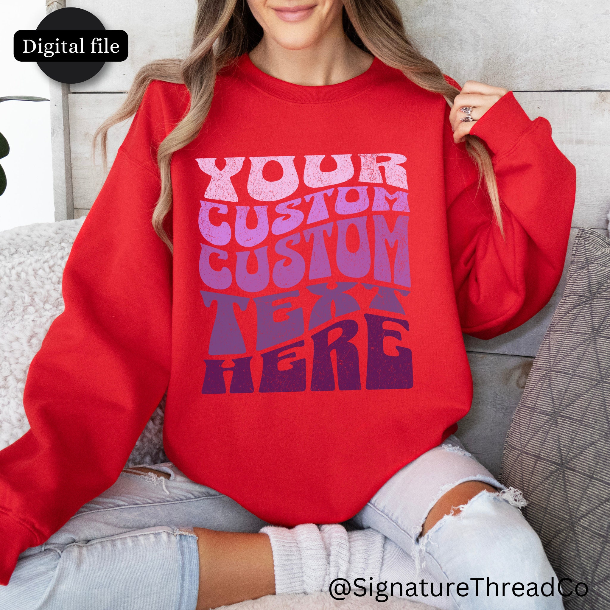 Custom Wavy Text PNG, Custom Wavy Letters, Custom Wavy Font PNG ...