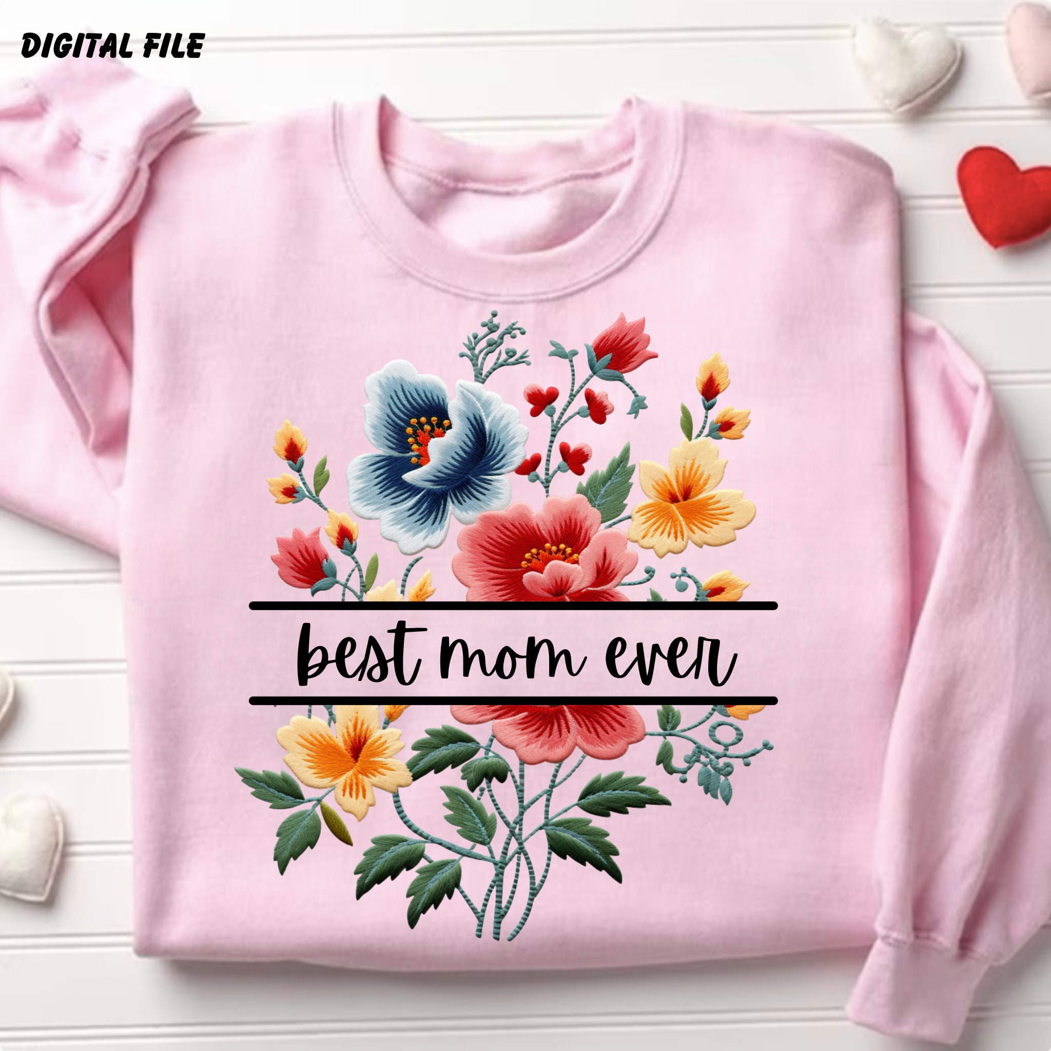 Custom Floral Frame, Custom Name Bundle, Custom Grandma PNG, Custom ...