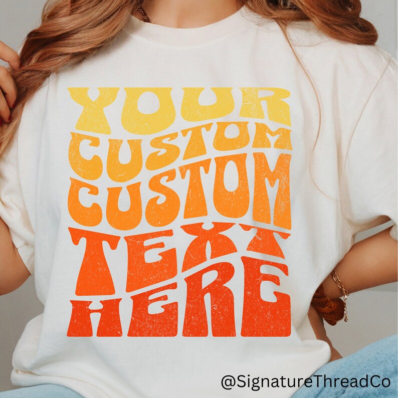 Custom Wavy Text PNG, Custom Wavy Letters, Custom Wavy Font PNG ...