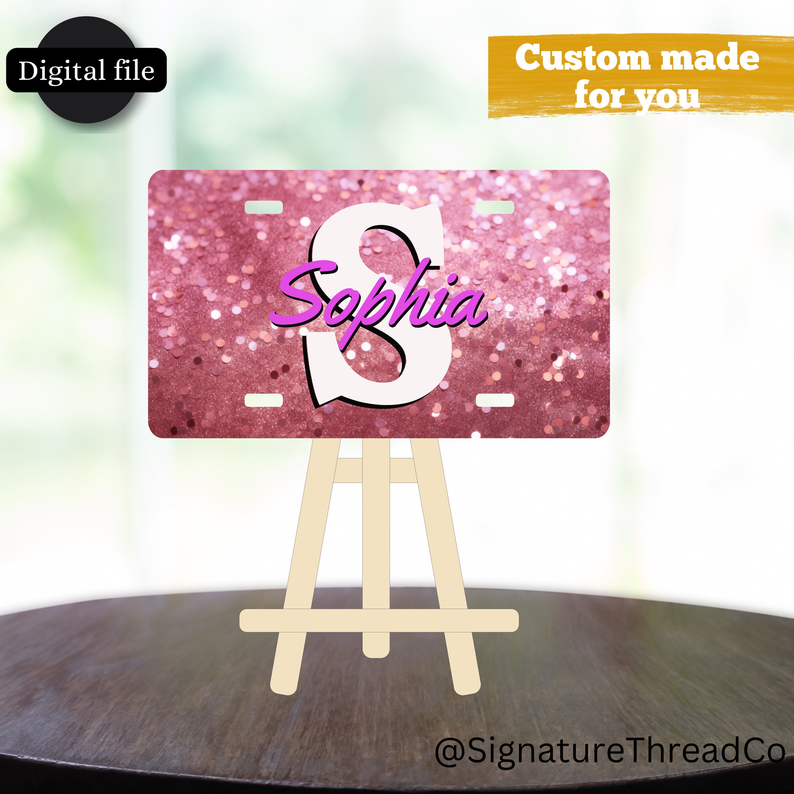 Custom License Plate Name PNG, Custom Plate With Name, License Plate ...