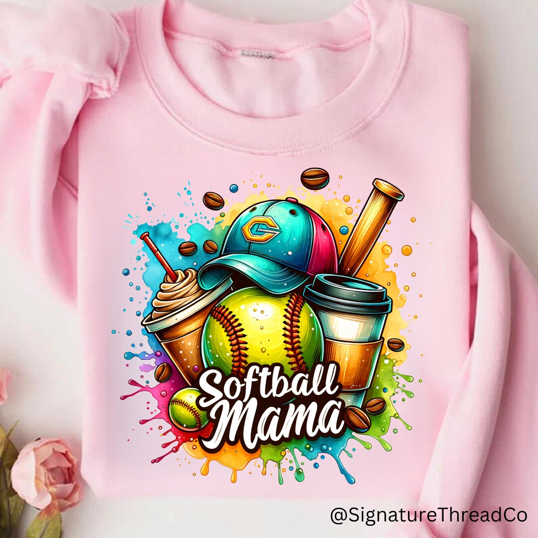Softball Mama Png, Softball Mom Design, Coffee Mama Png, Ball Mama Png ...