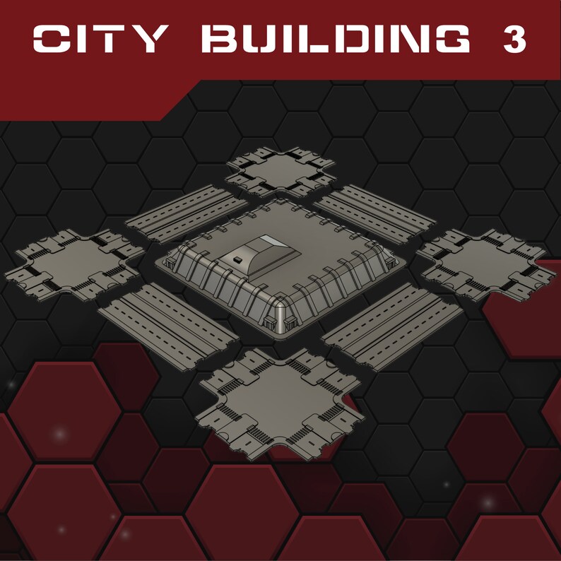 City Building 3 6mm Scale Wargame Terrain Battletech - Etsy