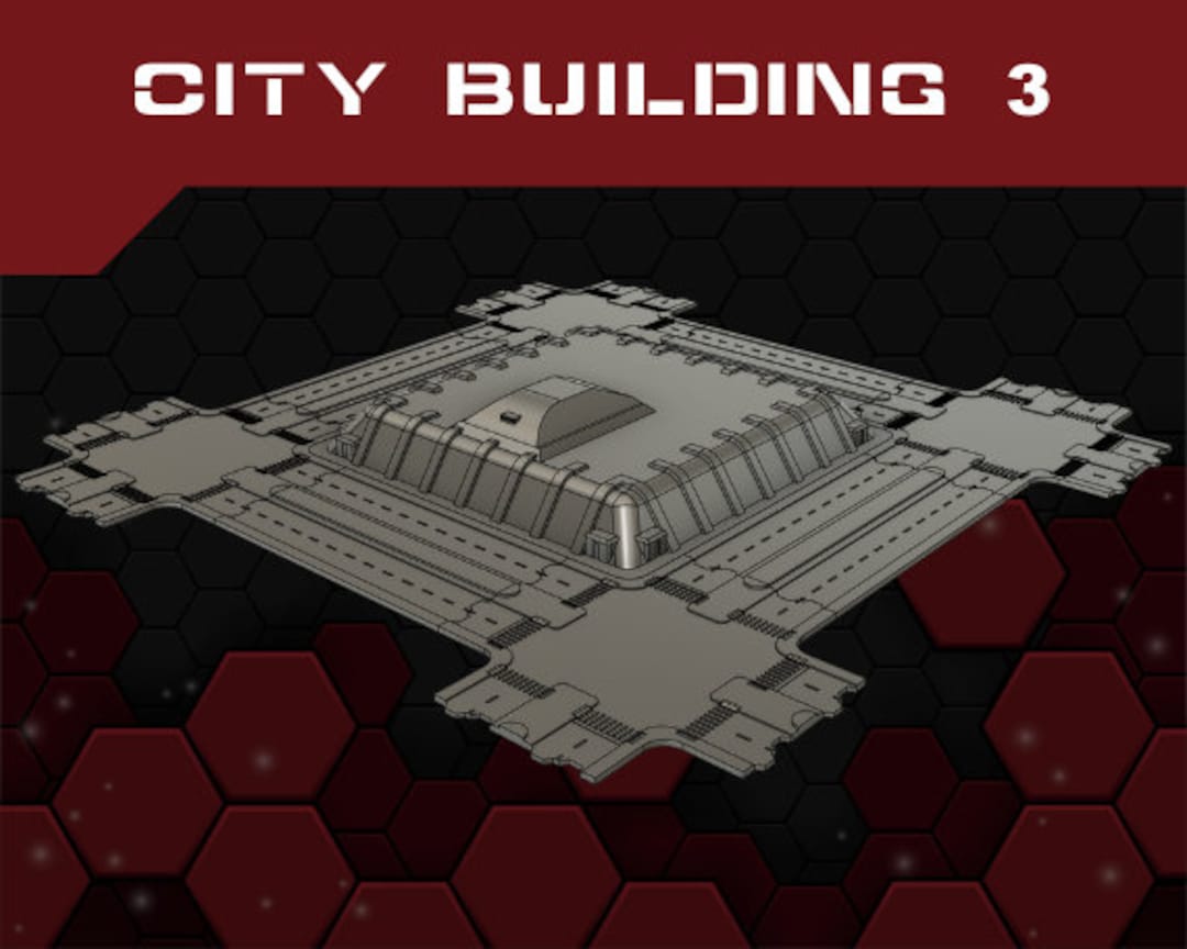 City Building 3 6mm Scale Wargame Terrain Battletech - Etsy