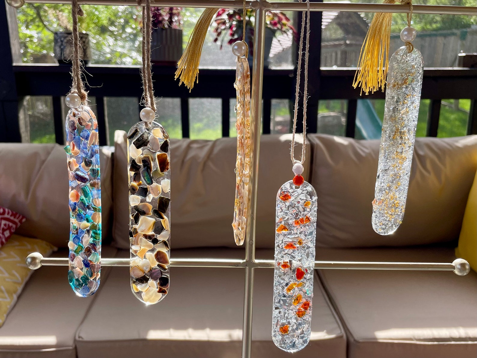 Resin Shell Bookmarks - Etsy