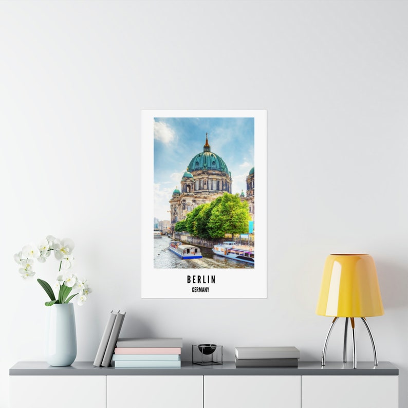 Berlin Germany Travel Poster Print, Berlin Cathedral Poster, Berlin ... Berlin Germany Travel Poster Print, Berlin Cathedral Poster, Berlin ...