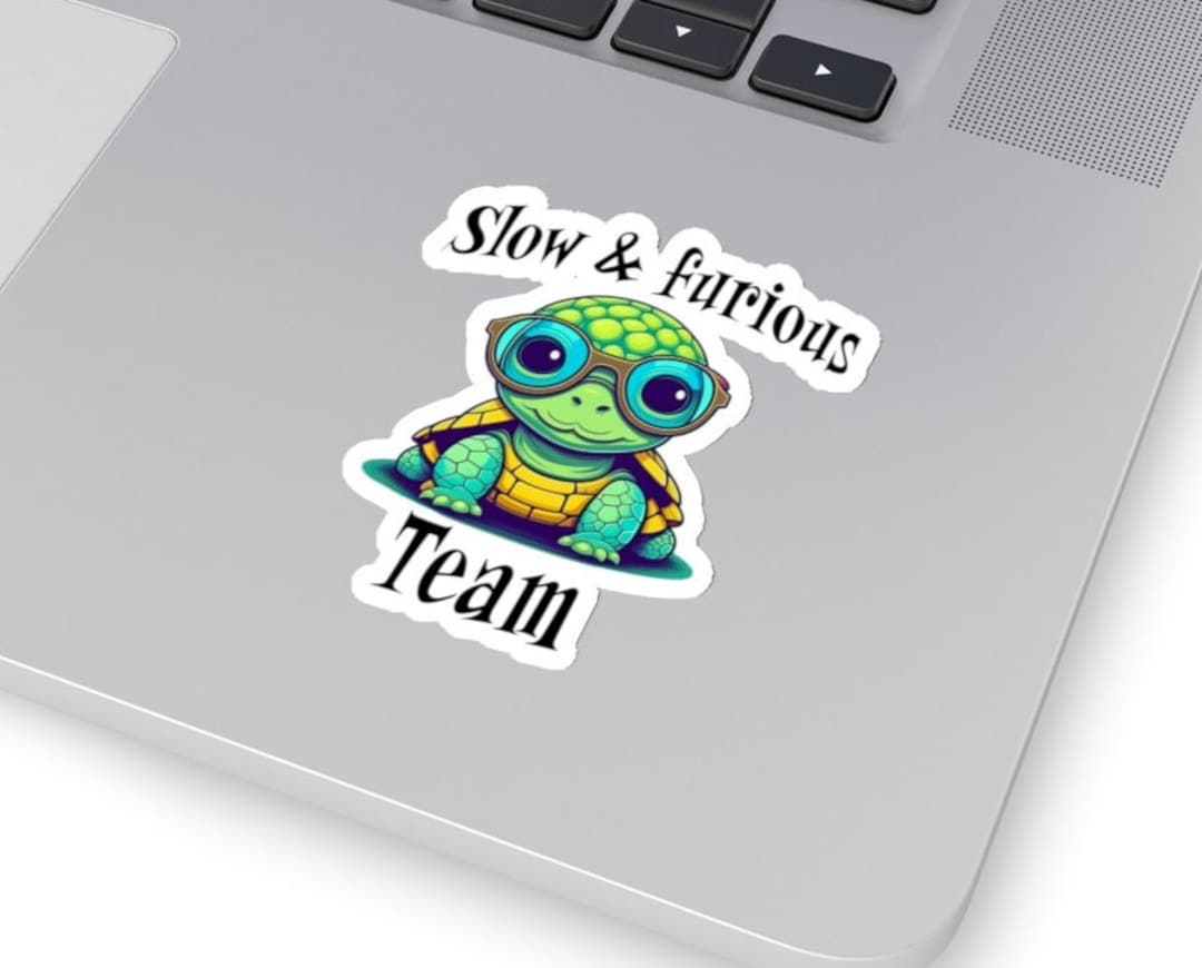 Best Funny Turtle Sticker, Turtle Sticker, Turtle Gift, Mini Turtle ...