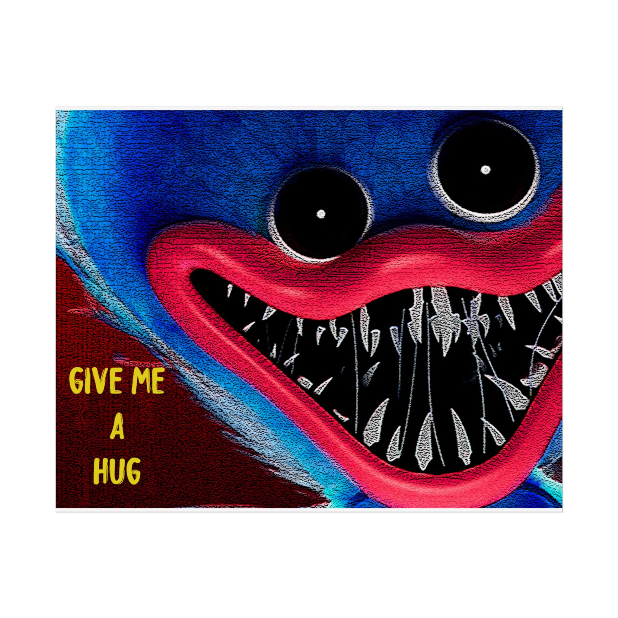 Huggy Wuggy Inspired Fan Art Rolled Posters - Etsy