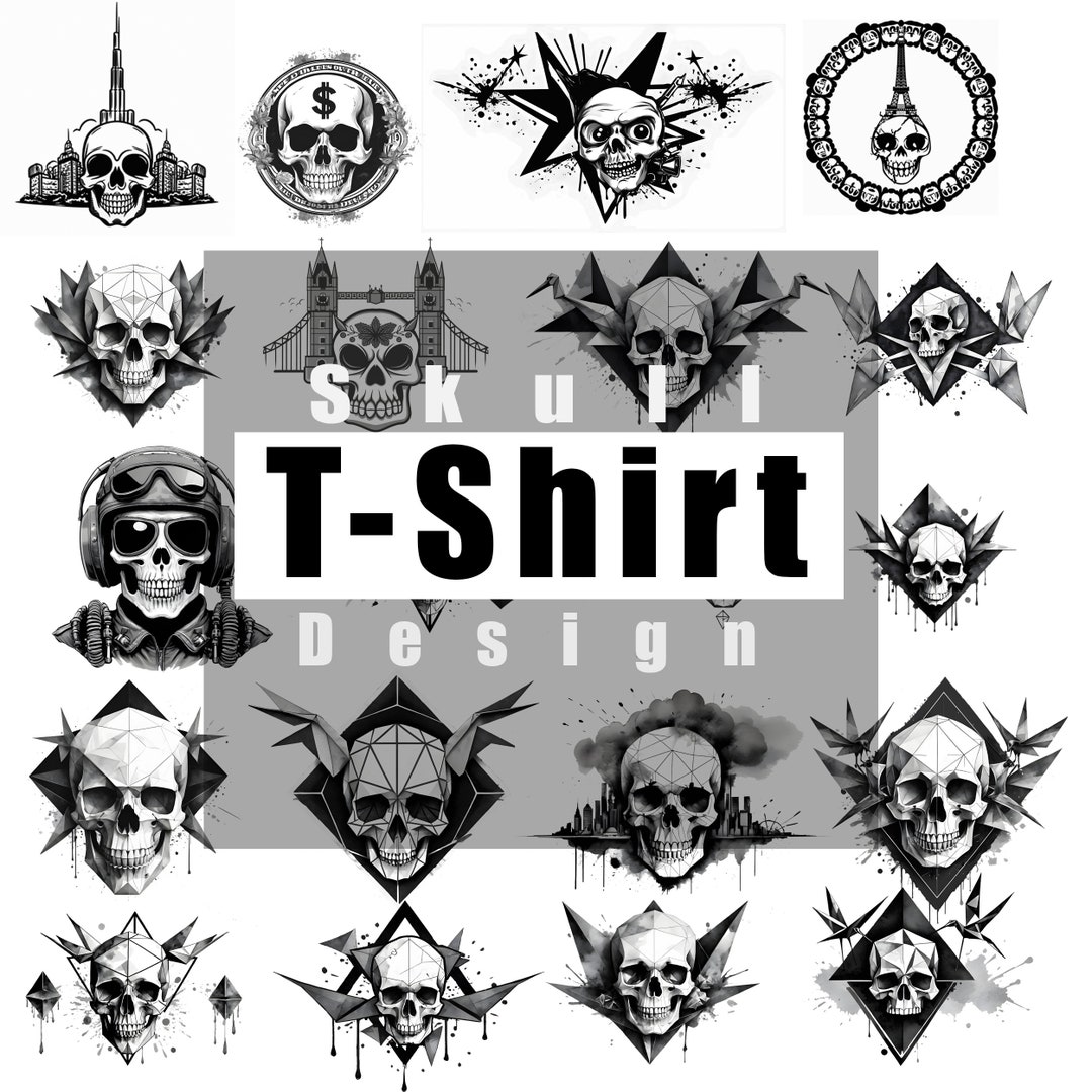 Skull Svg Bundle, Skull Png Files, Skull Clipart, Svg for Cricut ...