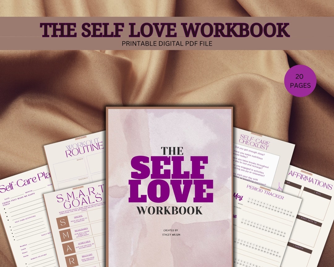 The Self Love Workbook, Self Care Journal, Self Care Workbook, Self ...