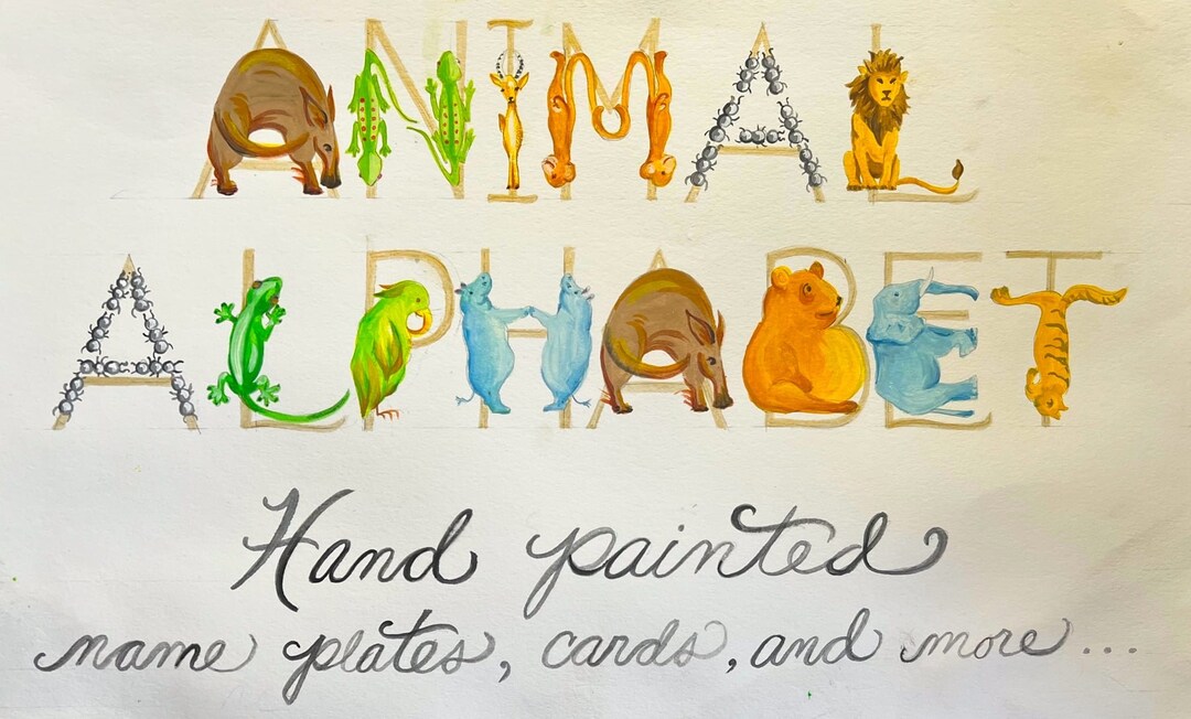 Chloe's Animal Alphabet - Etsy