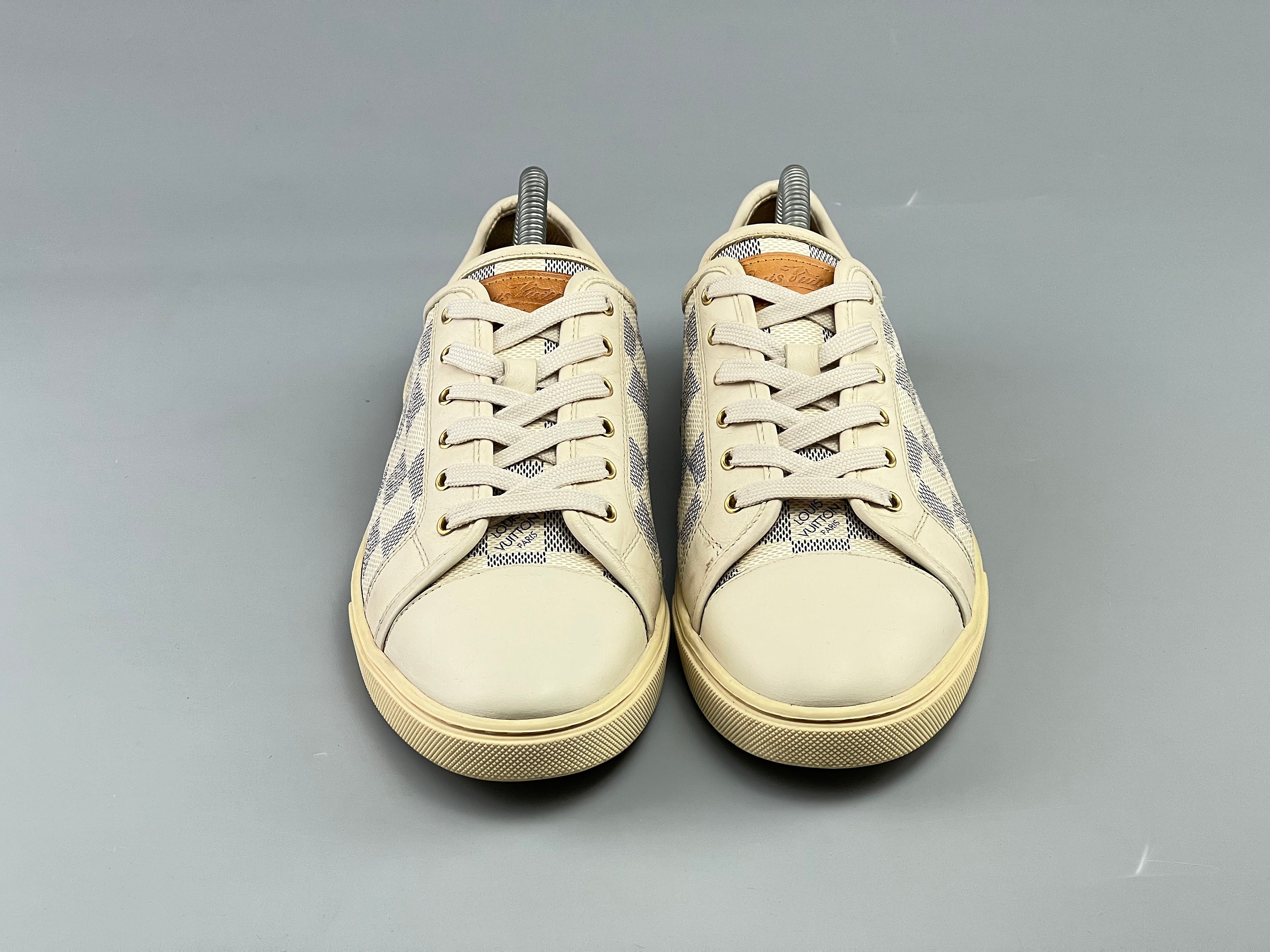 Authentic Louis Vuitton Rare Vintage Women's Low Top Sneakers Size 39 P ...
