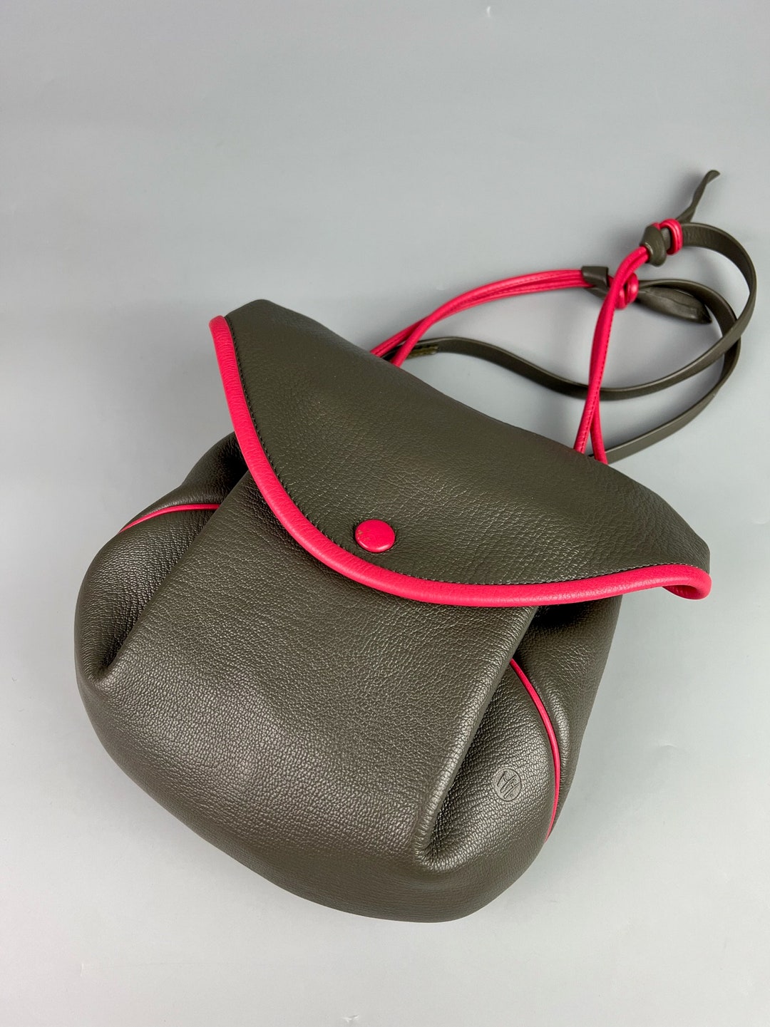 Mamet France Rare Vintage Leather Shoulder Bag Crossbody - Etsy