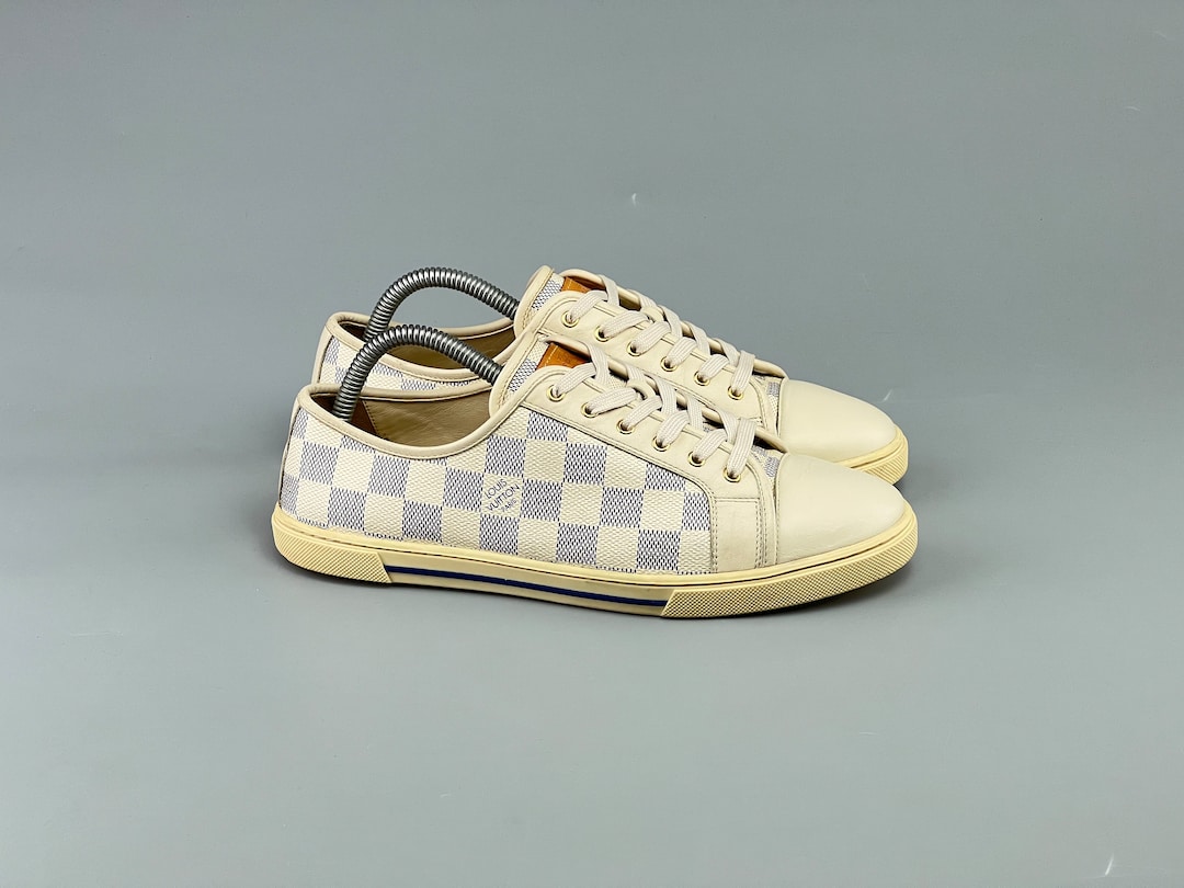 Authentic Louis Vuitton Rare Vintage Women's Low Top Sneakers Size 39 P ...