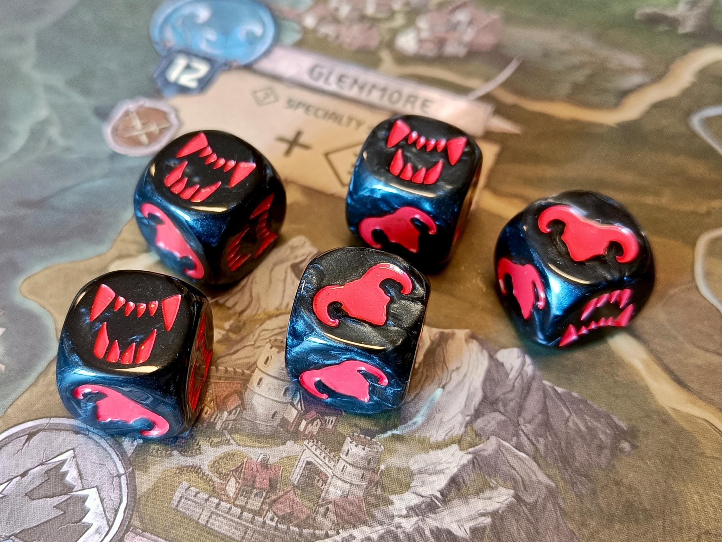 The Witcher: Old World - Monster Attack Dice (bite/charge) - Etsy