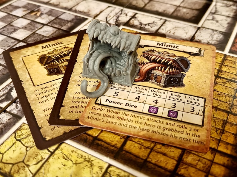 Heroquest Mimic Encounter Expansion (power Dice Enabled) - Etsy